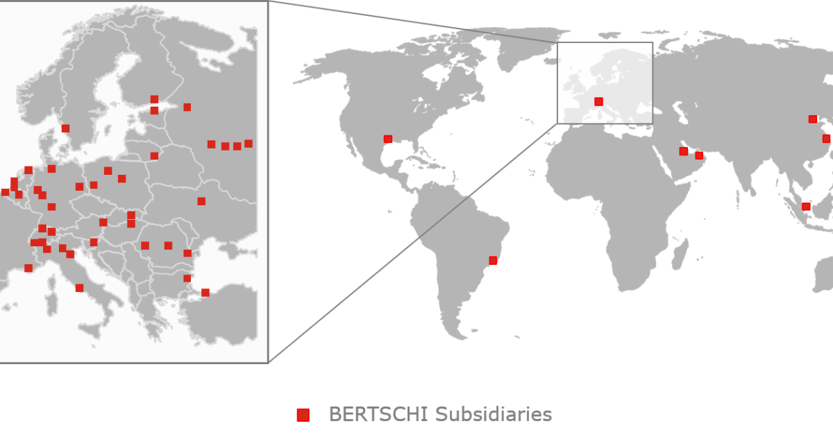 Our global locations at a glance | Bertschi Group