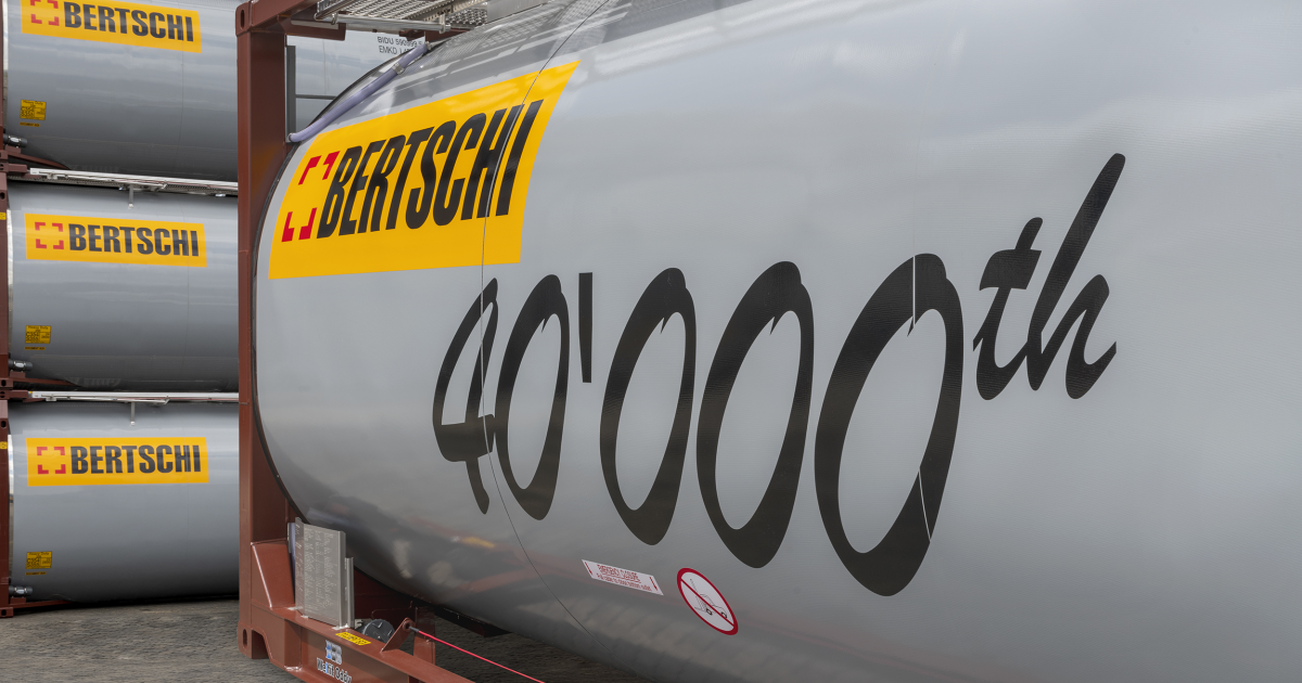 Bertschi Sends 40,000th Container on its Journey | Bertschi Group