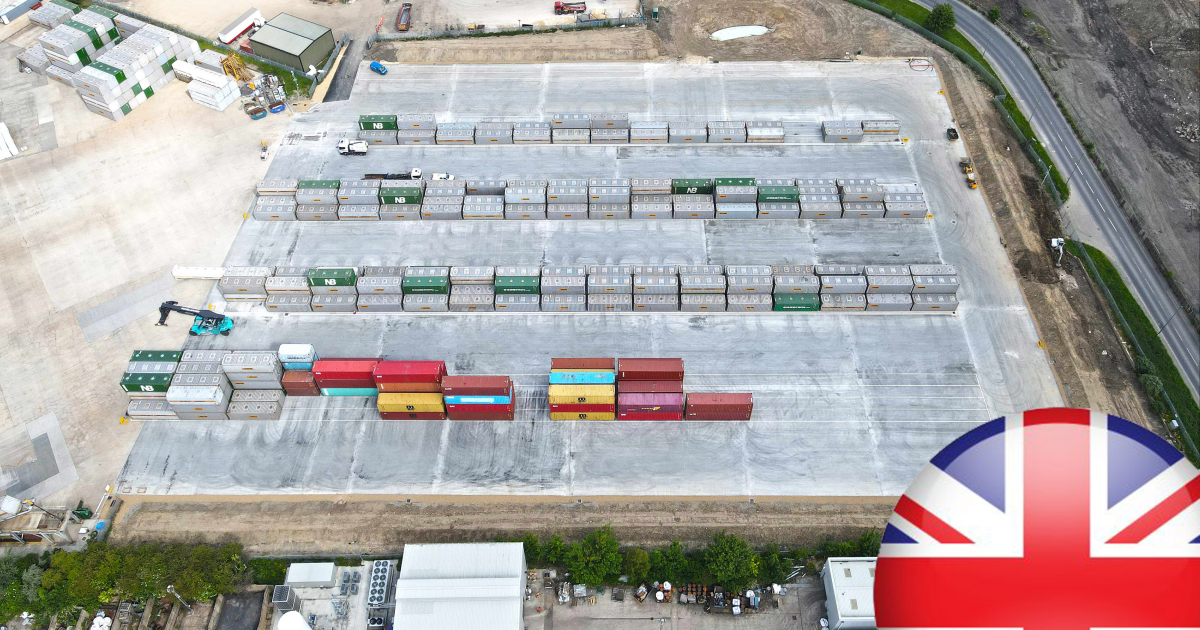 Bertschi UK – New Container Park Completed | Bertschi Group
