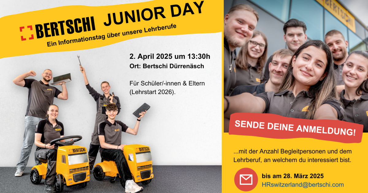 Bertschi Junior Day 2025 | Bertschi Group
